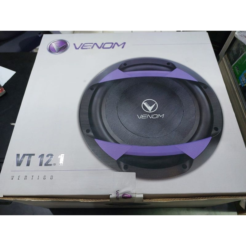 Jual subwoofer venom vertigo VT12.1 subwoofer audio mobil 12 inch ...