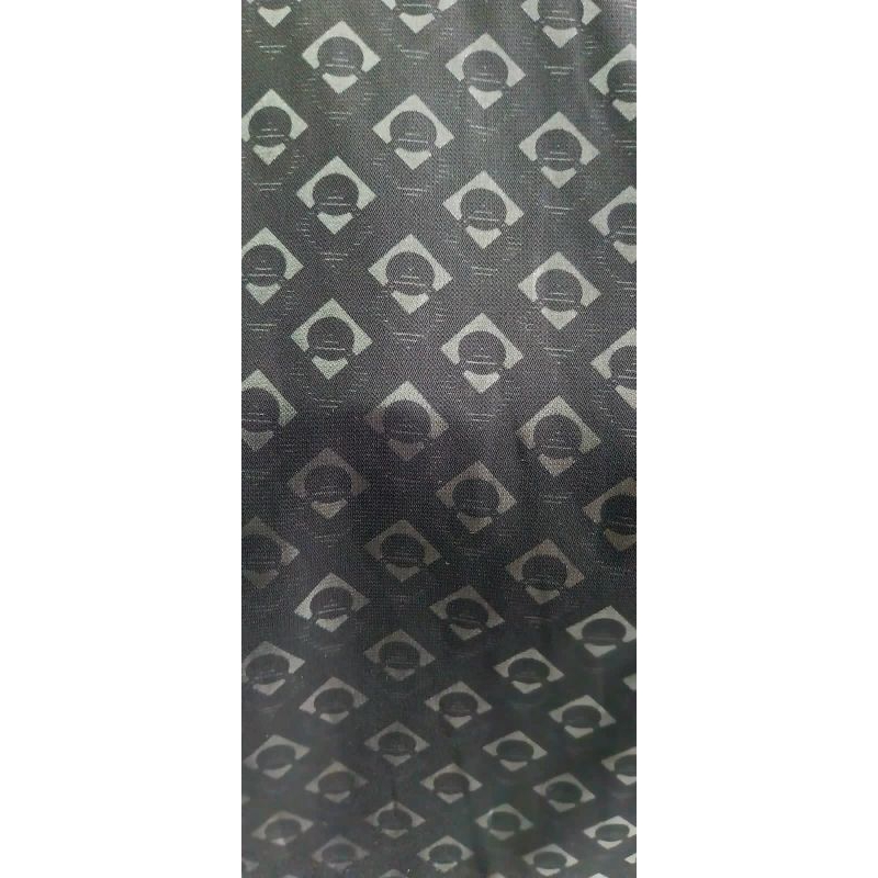Jual SETENGAH ROLL WOLFIS JETBLACK EMBOSS LEUWITEX | Shopee Indonesia