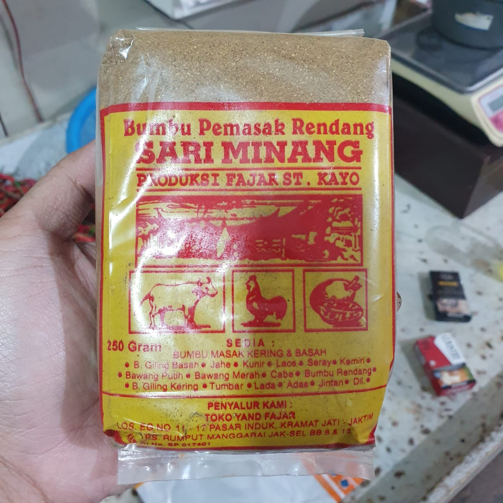 Jual Bumbu Sari Minang Rendang 250 Gram | Shopee Indonesia