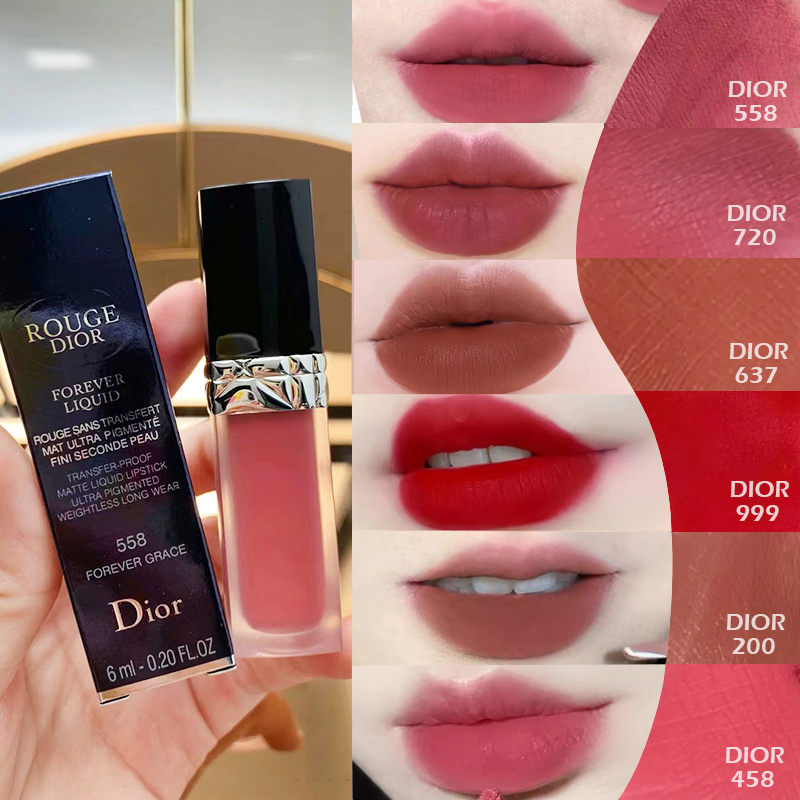 Jual Dior Lipstick Liquid Matte 6ml / Dior Forever Liquid Matte transfer-proof matte lipstick ...