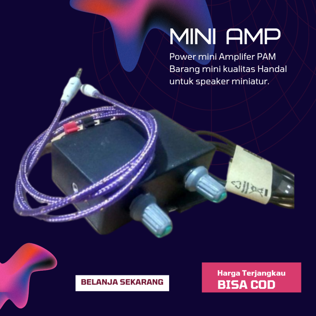 Jual Power Amplifer Stereo Mini PAM 8403 | Amplifer Sound Miniatur ...
