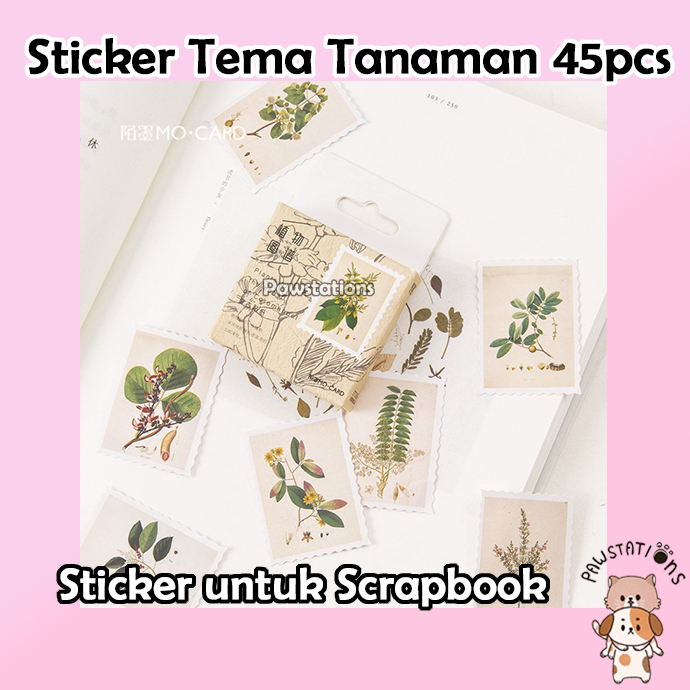 Jual 45pcs Stiker Tanaman Stiker Pohon Stiker Daun Stiker untuk ...