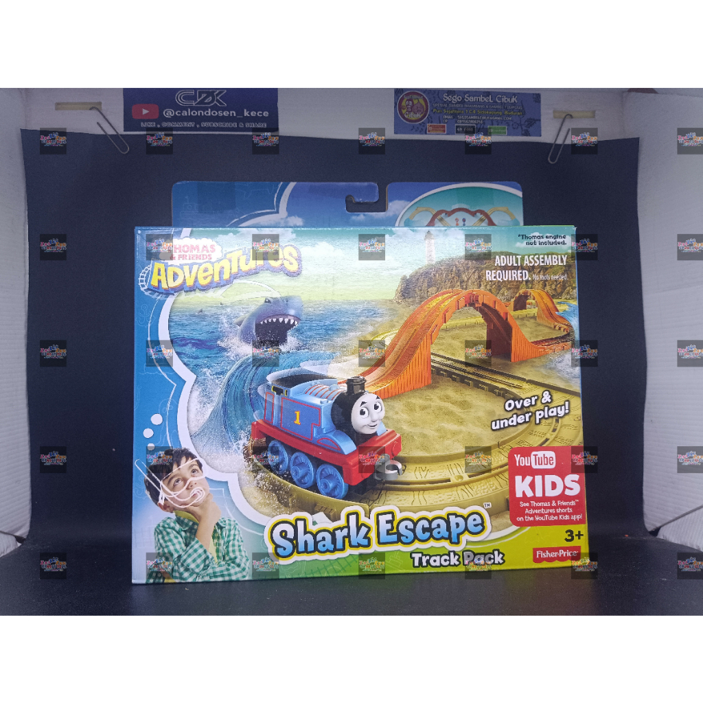 Jual Adventures Track pack shark escape - Thomas & friends original ...