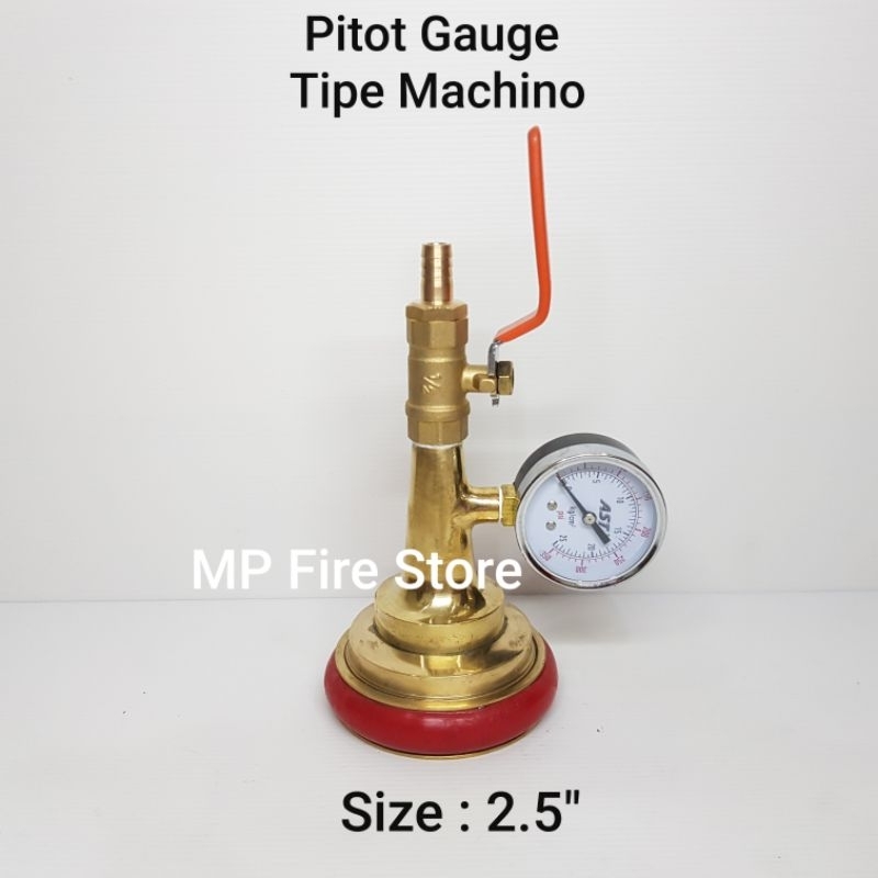 Jual FIRE PITOT GAUGE 2.5 in TEST PRESSURE HYDRANT MACHINO KUNINGAN ...