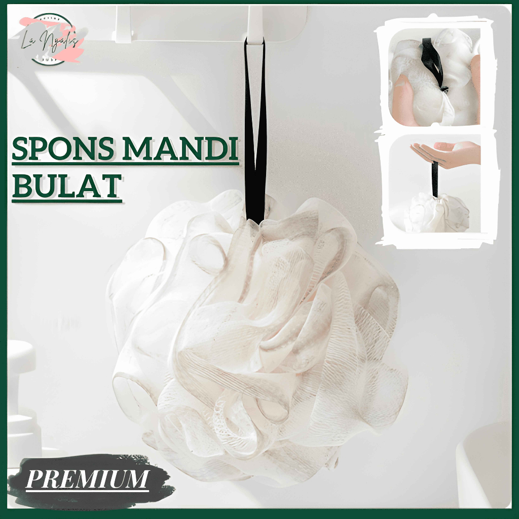 Jual Spons Mandi Bulat / Busa Mandi / Shower Puff Murah Berkualitas ...