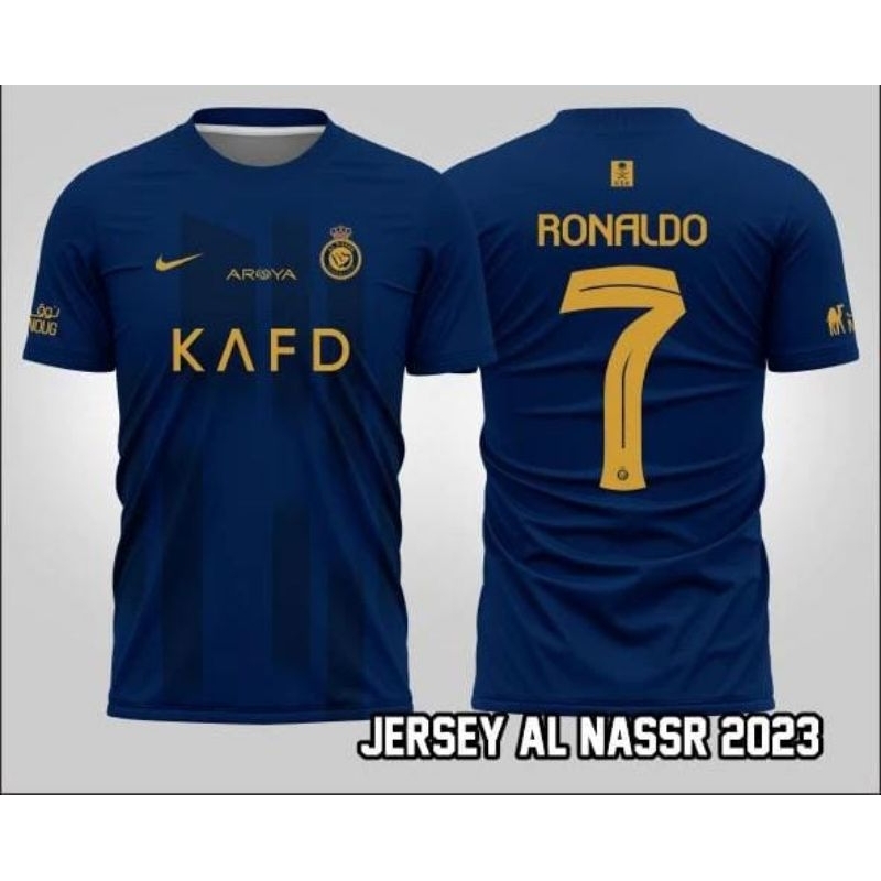 Jual Jersey Al Nassr 2023 Nike Ronaldo Terbaru Full Printing Shopee