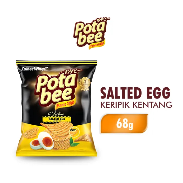 Jual Potabee Potato Chips Salted Egg / Melted Cheese / Ayam Bakar ...
