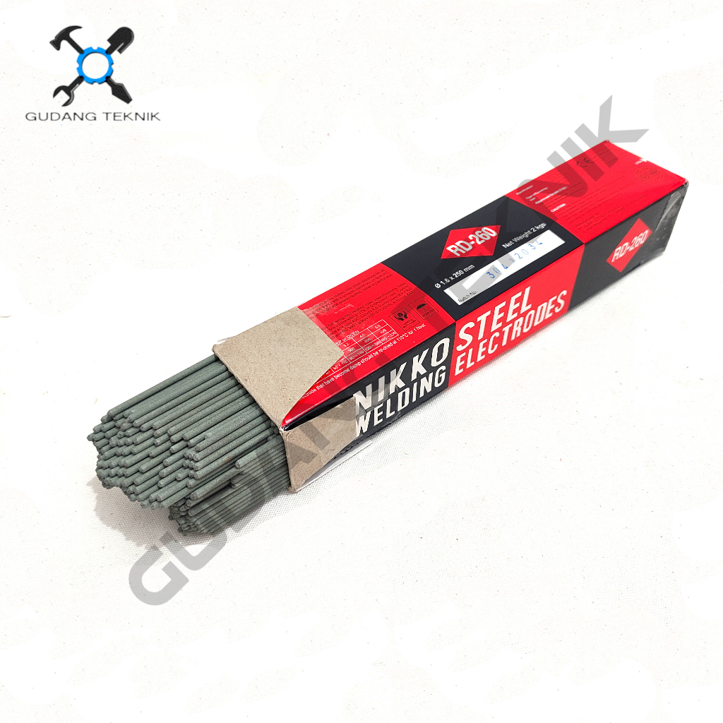 Jual (1.6mm 2KG RD260 NIKKO) Kawat Las 1.6mm 2KG 250mm RD260 NIKKO ...
