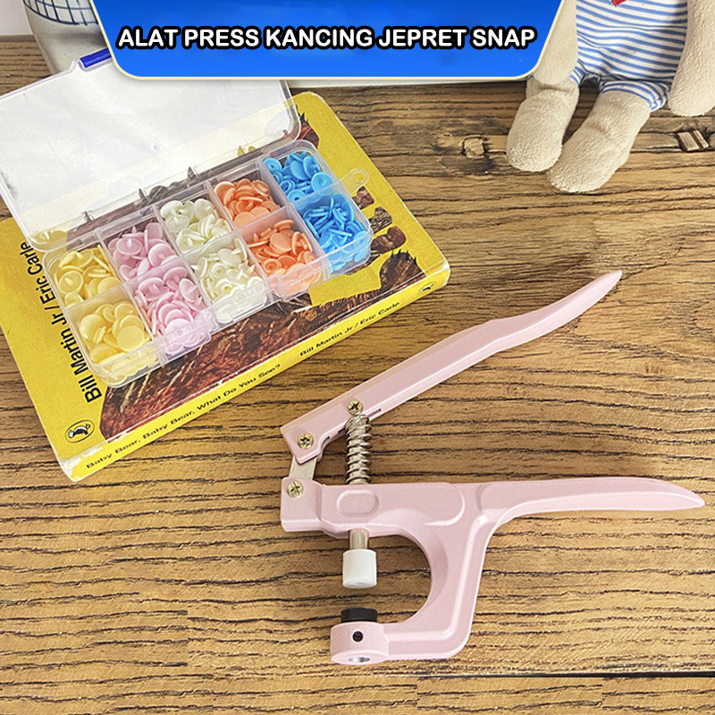 Jual T5 Button Alat Press Kancing Jepret Snap Plastik Tang Pasang Snap ...
