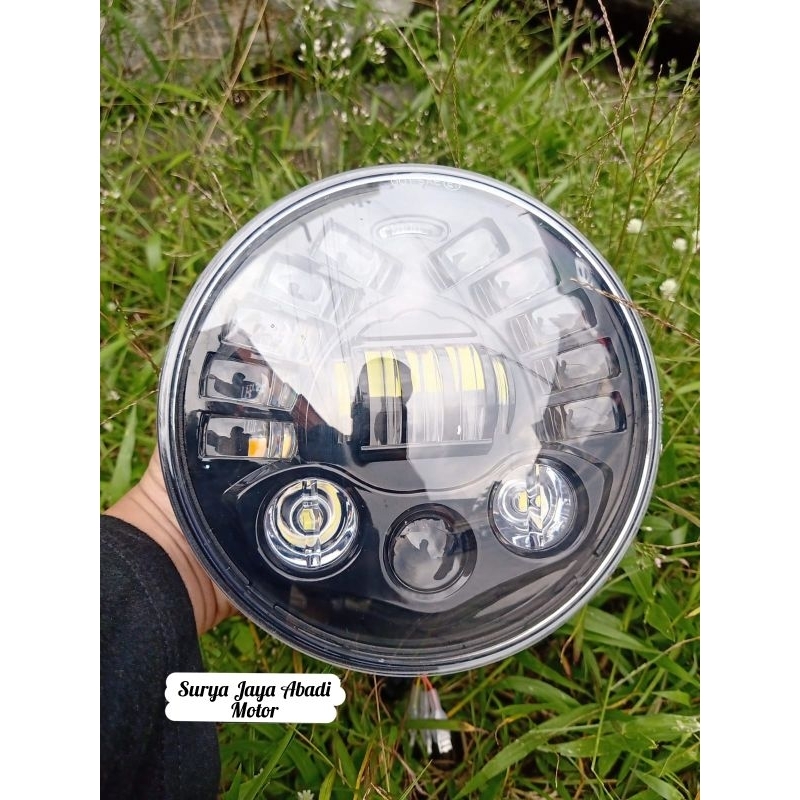 Jual Lampu Daymaker 19 Led Set Batok Dan Ring Tiger Pnp Mega Pro Tiger ...