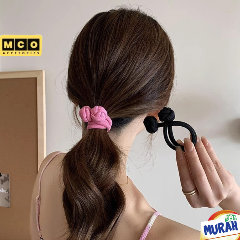 Jual Ikat Rambut Tali Ponytail Aksesoris Karet Rambut Tebal Wanita MCO ...