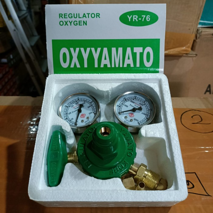 Jual Regulator Las Oksigen Max Yamato Tabung Gas Oxygen Welding ORIGINAL | Shopee Indonesia