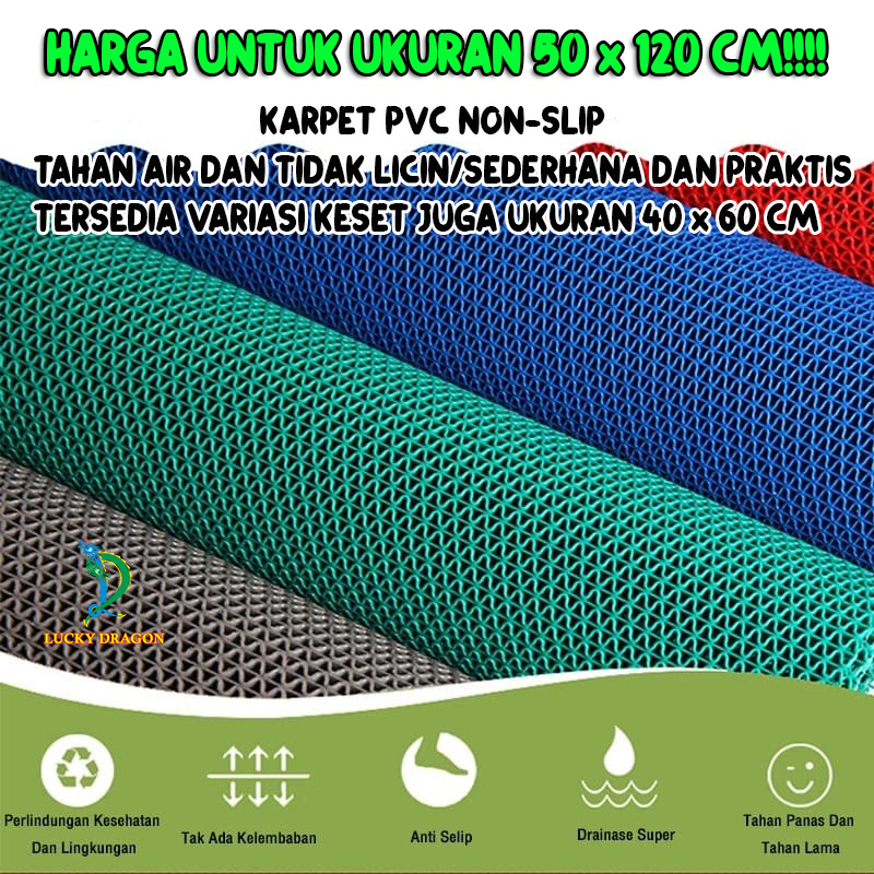 Jual Karpet PVC Anti Slip Smatt Jaring ukuran 50 x 120 cm Keset Karpet ...