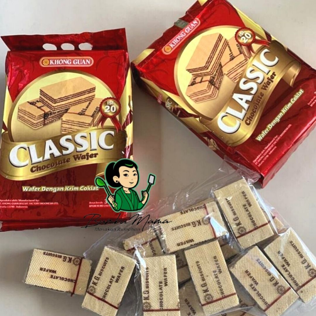 Jual Khong Guan Classic Wafer Choco 350gr / Cemilan / Wafer | Shopee ...