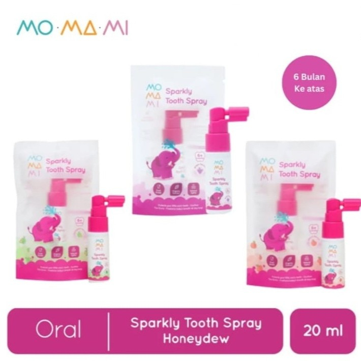 Jual Momami Sparkly Tooth Spray 20ml - Semprotan Perawatan Gigi Anak ...