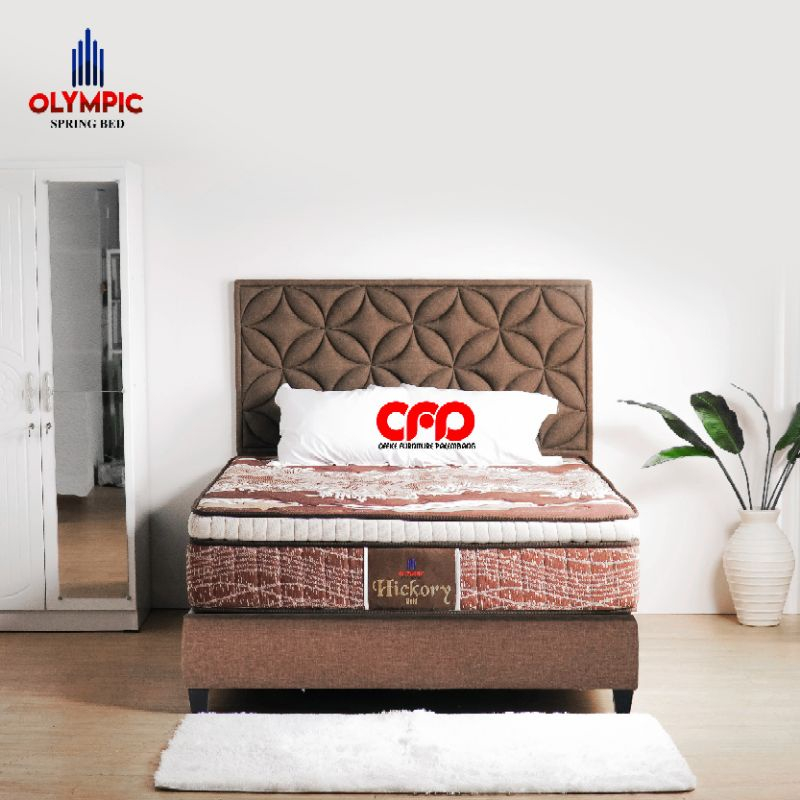 Jual Kasur Springbed Olympic Hickory Tebal 35cm | Shopee Indonesia