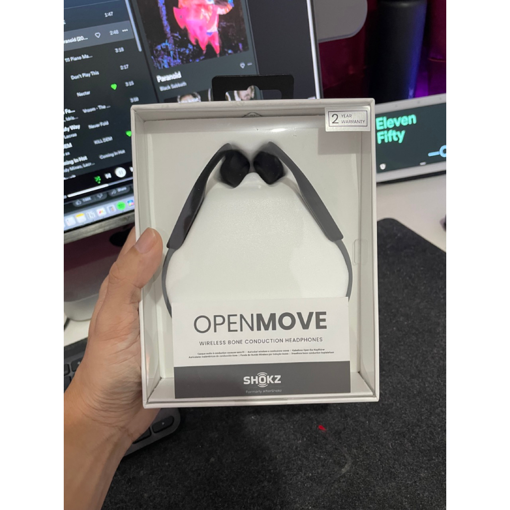 Jual Shokz Openmove Aftershokz Open Ear Wireless Bone Conduction ...