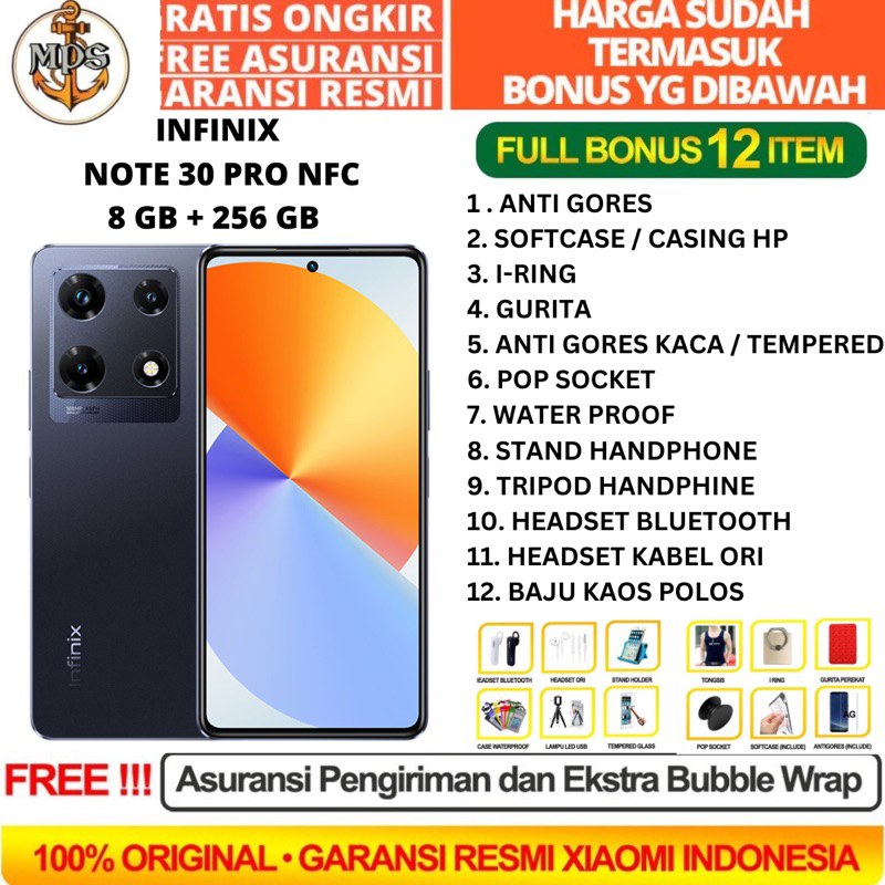 Jual INFINIX NOTE 30 PRO NFC 8/256 RAM 8GB ROM 256GB GARANSI RESMI ...