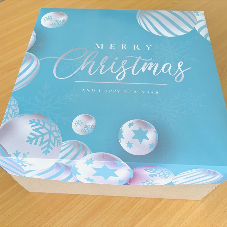 Jual box pudding natal dus kotak kemasan kue tart cake merry christmas ...
