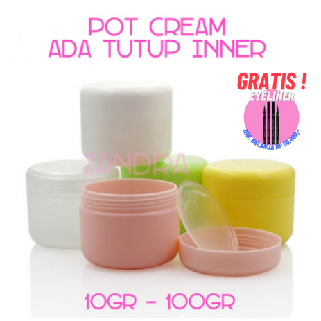 Jual Pot Cream Travel Share Jar 10gr 20gr 30gr 50gr 100gr 150gr ...