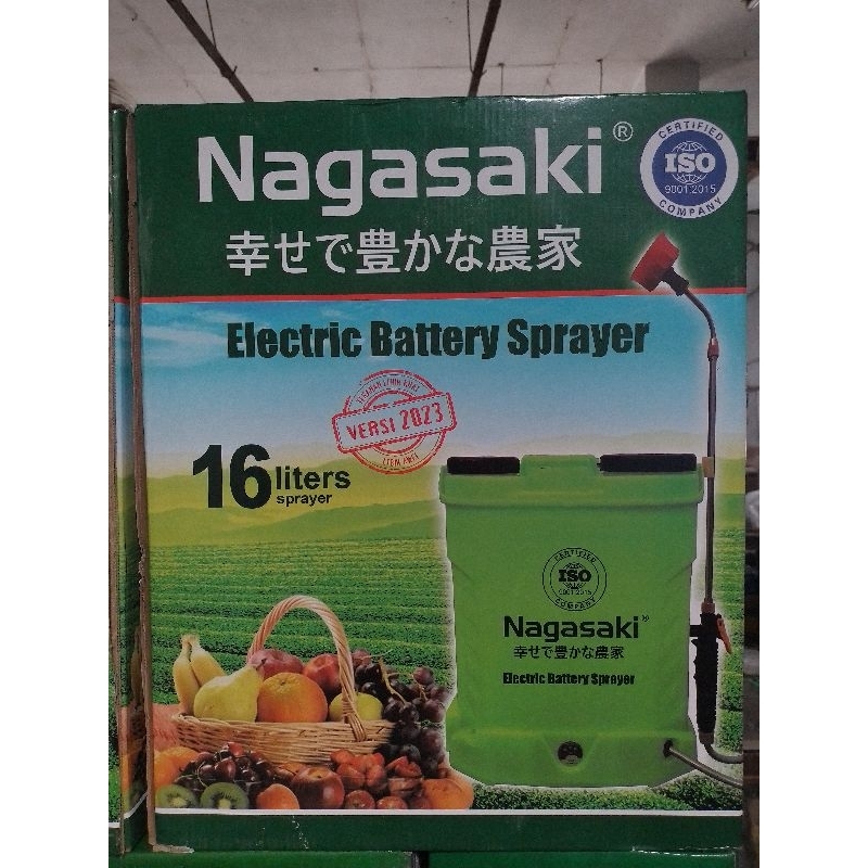 Jual tanki semprot sprayer elektrik nagasaki 16ltr | Shopee Indonesia