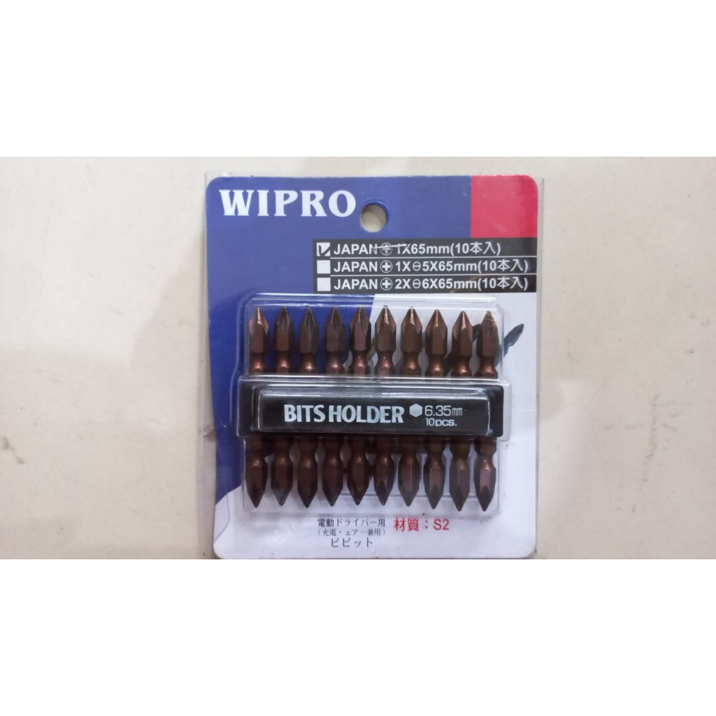 Jual WIPRO Mata Obeng Angin Pendek PH1 x 65 Plus | Shopee Indonesia