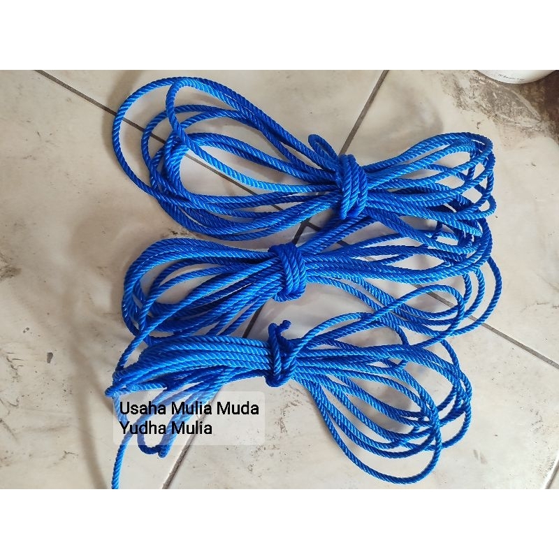 Jual TALI NILON 7mm WARNA / TALI JEMURAN TALI BANGUNAN TALI SERBAGUNA ...