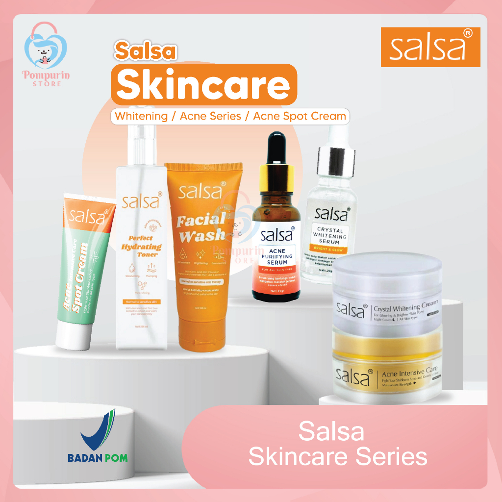 Jual SALSA Skincare Whitening / Acne Series / Acne Spot Cream | Shopee ...