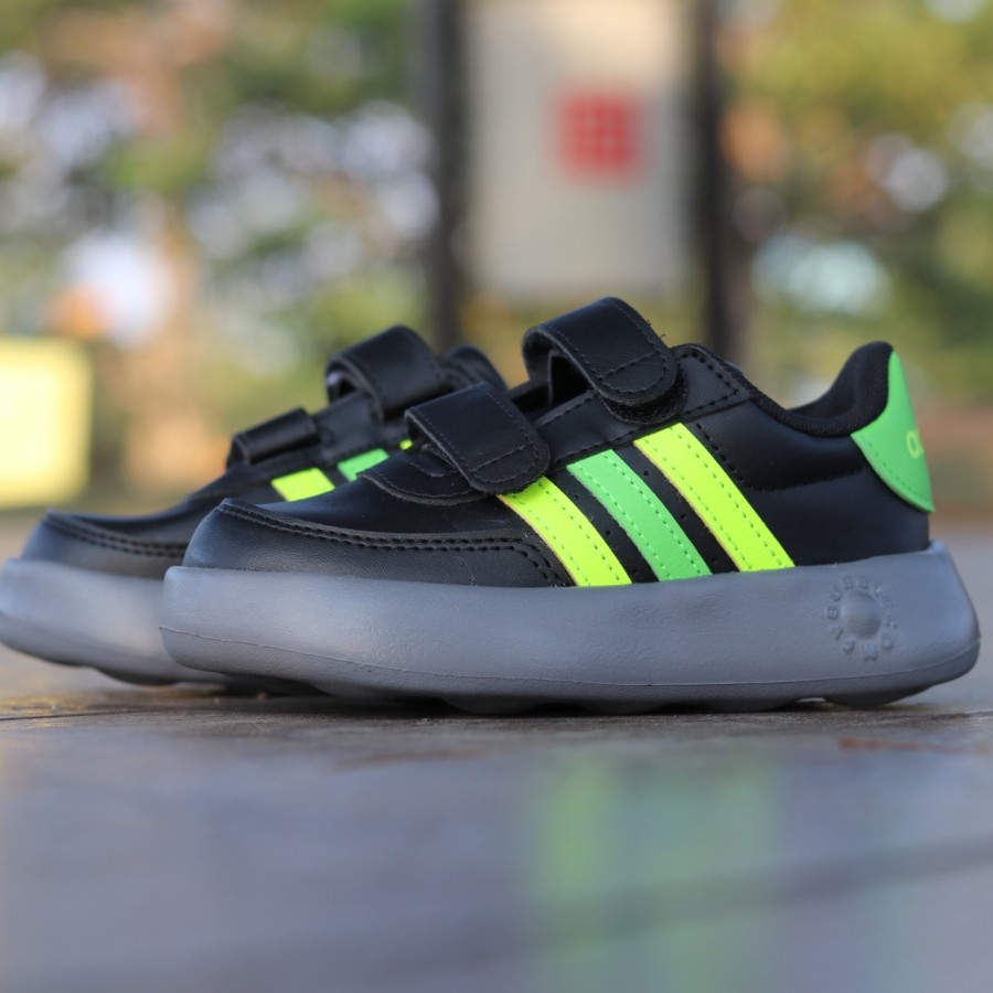 Jual SEPATU ANAK ADIDAS NEO BUBBLE COMFY BLACK/GREEN ORIGINAL | Shopee ...