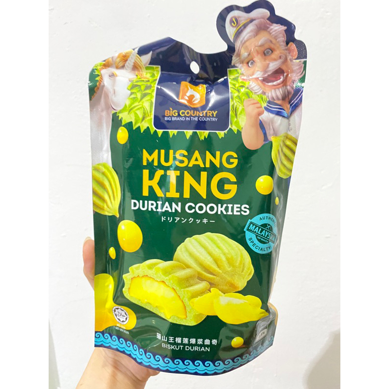 Jual BIG COUNTRY MUSANG KING DURIAN COOKIES BISKUIT DURIAN MUSANGKING ...