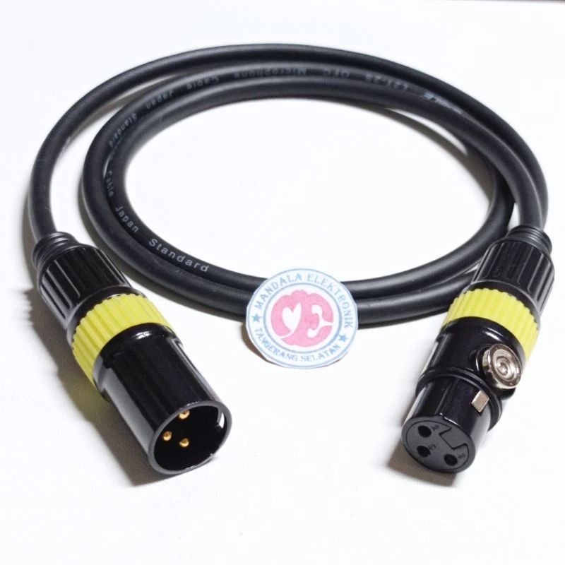 Jual kabel mixer ke power xlr male tos xlr female 20 meter premium ...