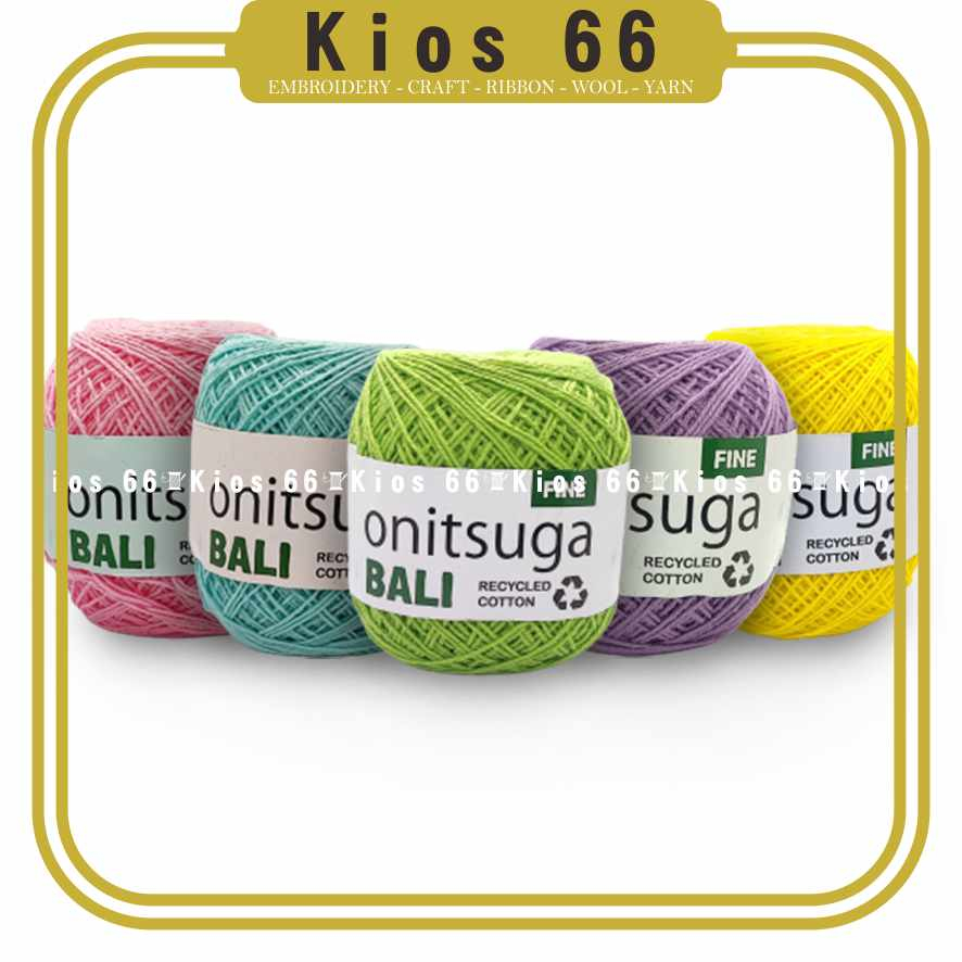 Jual Kios 66 - Benang Rajut Katun Bali 100gr Small Ply Tipis Warna ...