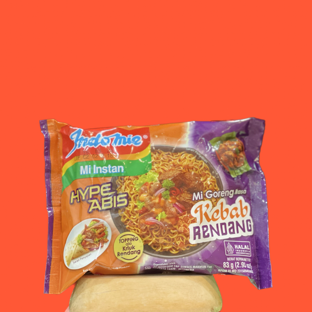 Jual Indomie Mie Goreng Kebab Rendang Pack 83g - Go Sachet Official ...