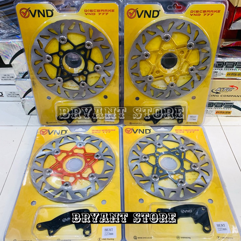 Jual PIRINGAN CAKRAM DEPAN VND ORIGINAL 220MM 777 FLOATING ORIGINAL ...