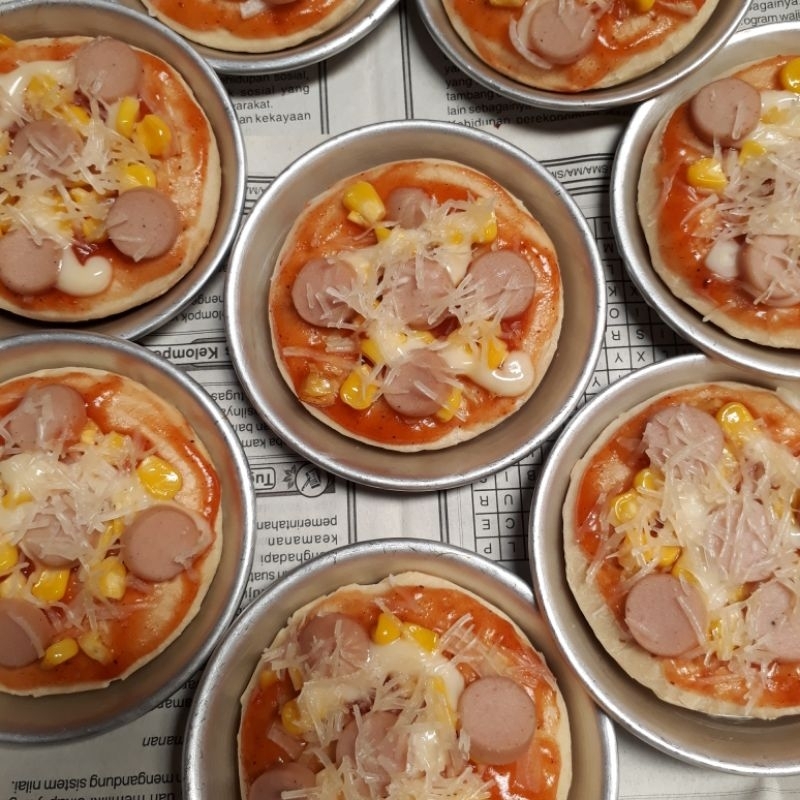Jual Pizza Mini Frozen isi 6 pcs/pack D. 10cm HALAL | Shopee Indonesia