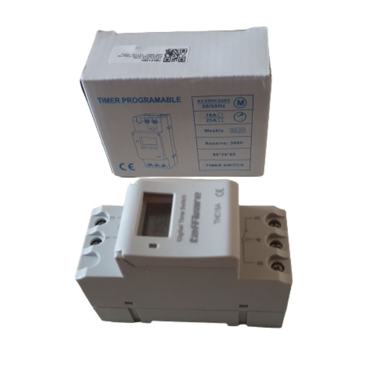Jual Taffware Mcb Timer Programmable Switch Relay 16a 220v 2000 W