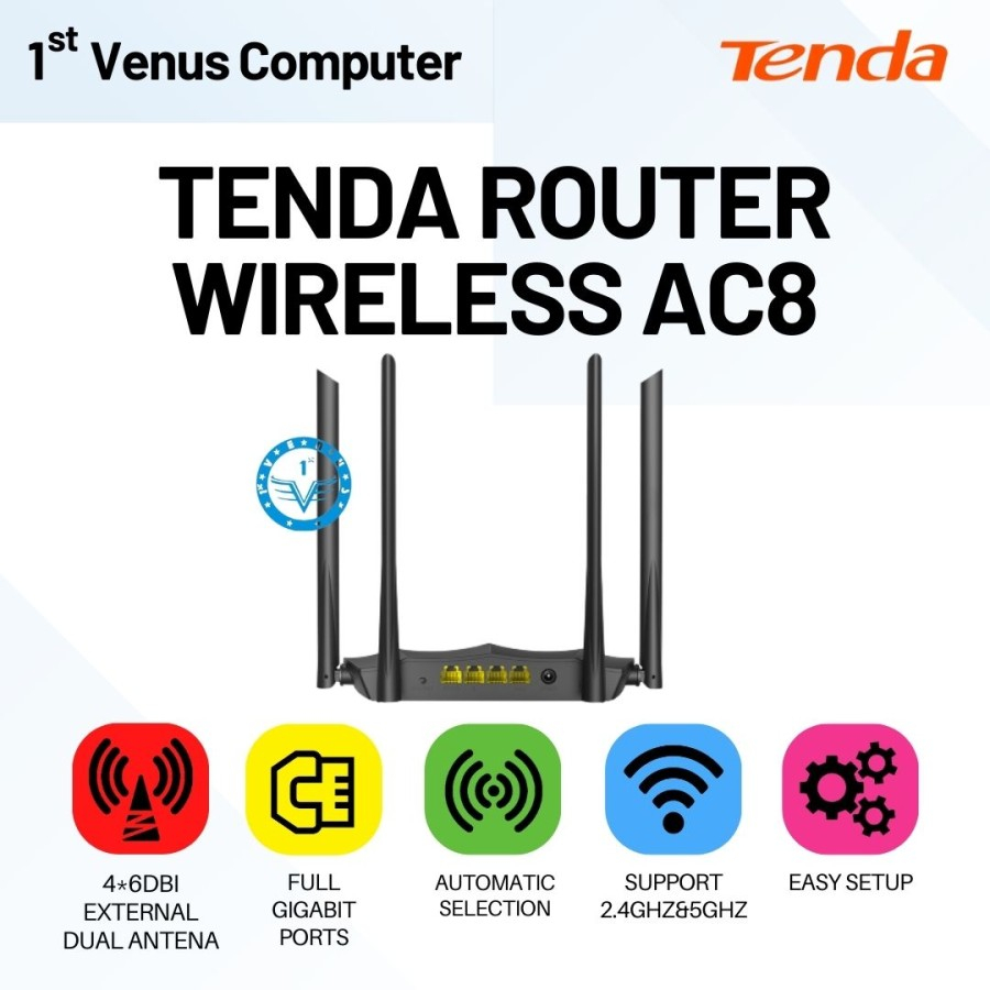 Jual TENDA ROUTER WIRELESS AC8 AC1200 DUAL BAND GIGABIT WIRELESS / NET17-TN | Shopee Indonesia