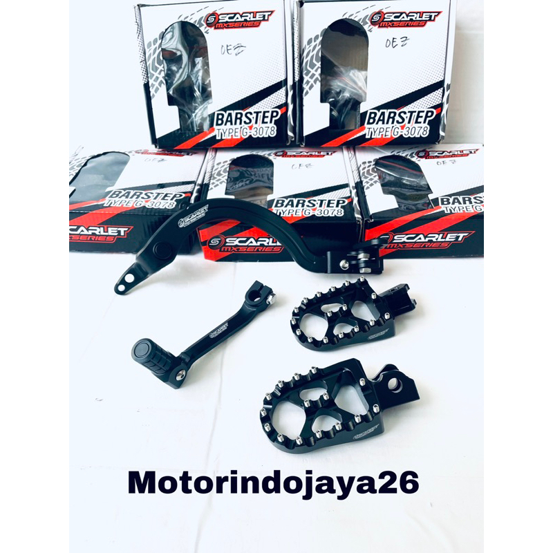 Jual Paket Scarlet Racing wr 155 Wr155 Foot step pedal rem operan gigi ...