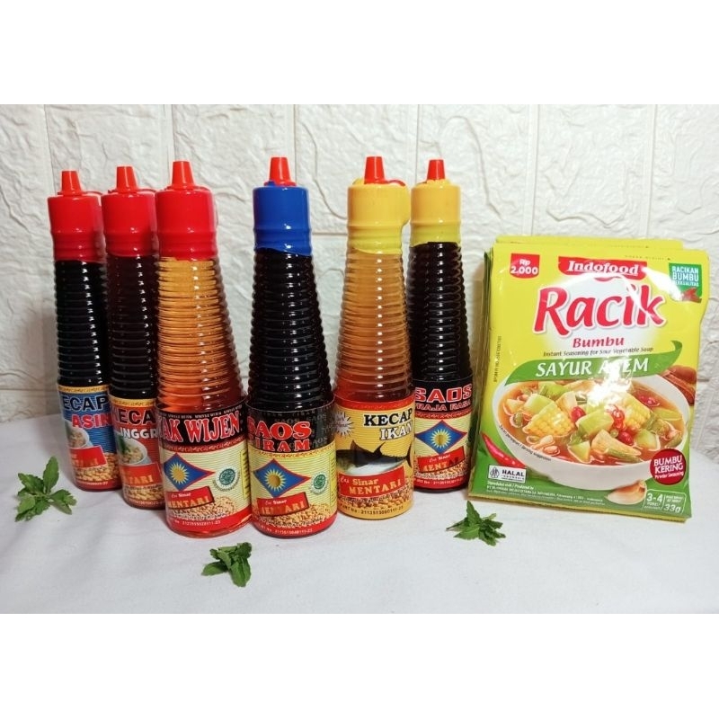 Jual Paket Praktis Dengan Bumbu Racik Sayur Asem (Minyak Wijen,Saos ...