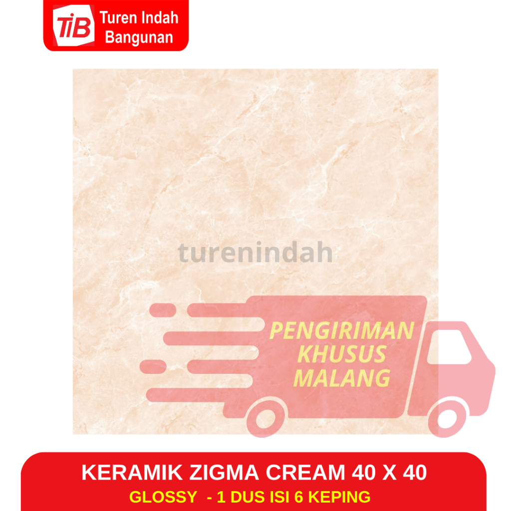 Jual KERAMIK ZIGMA CREAM 40X40 - KERAMIK LANTAI - KERAMIK 40X40 ...