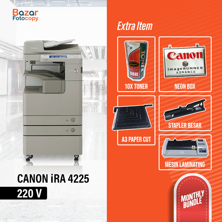 Jual [PROMO PAKET USAHA] Mesin Fotocopy CANON iRA 4225 220 V | Shopee Indonesia