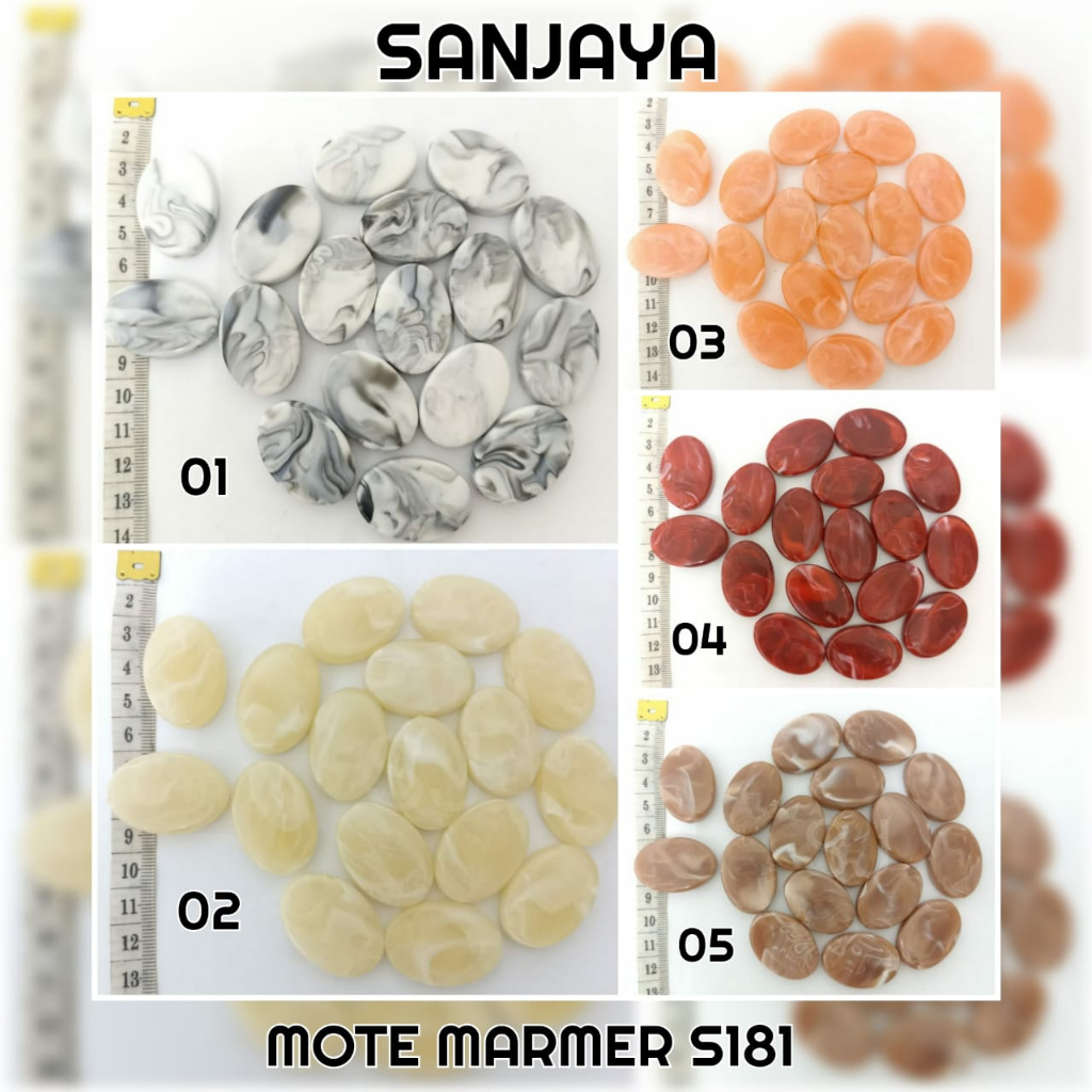 Jual Mote Marmer / Manik Motif Marmer / Manik Corak Marmer Bentuk / Manik Marmer Bentuk / Mote ...