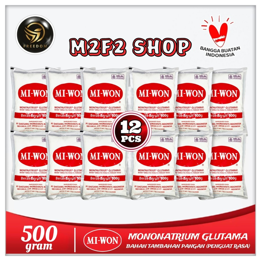 Jual MIWON MSG Penyedap | Micin Penguat Rasa Makanan - 500 gr (Kemasan ...