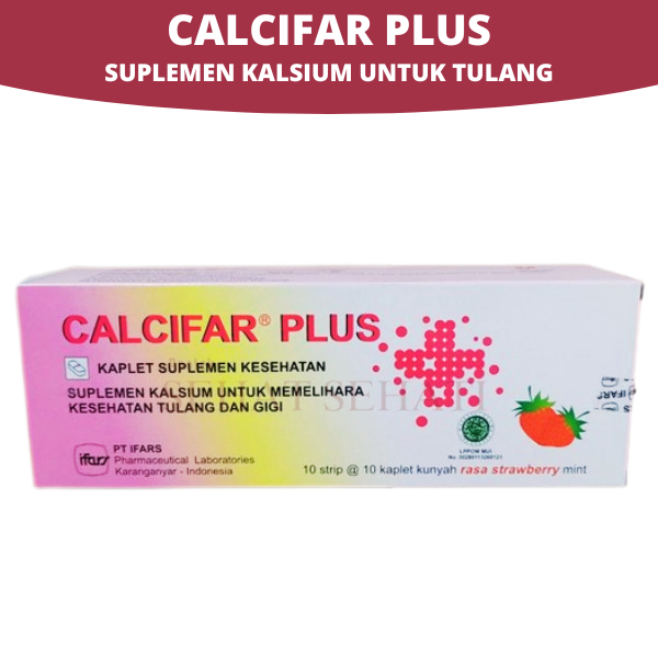 Jual Calcifar Plus Multivitamin Box Isi 100 Tablet/Vitamin D3 Rasa ...