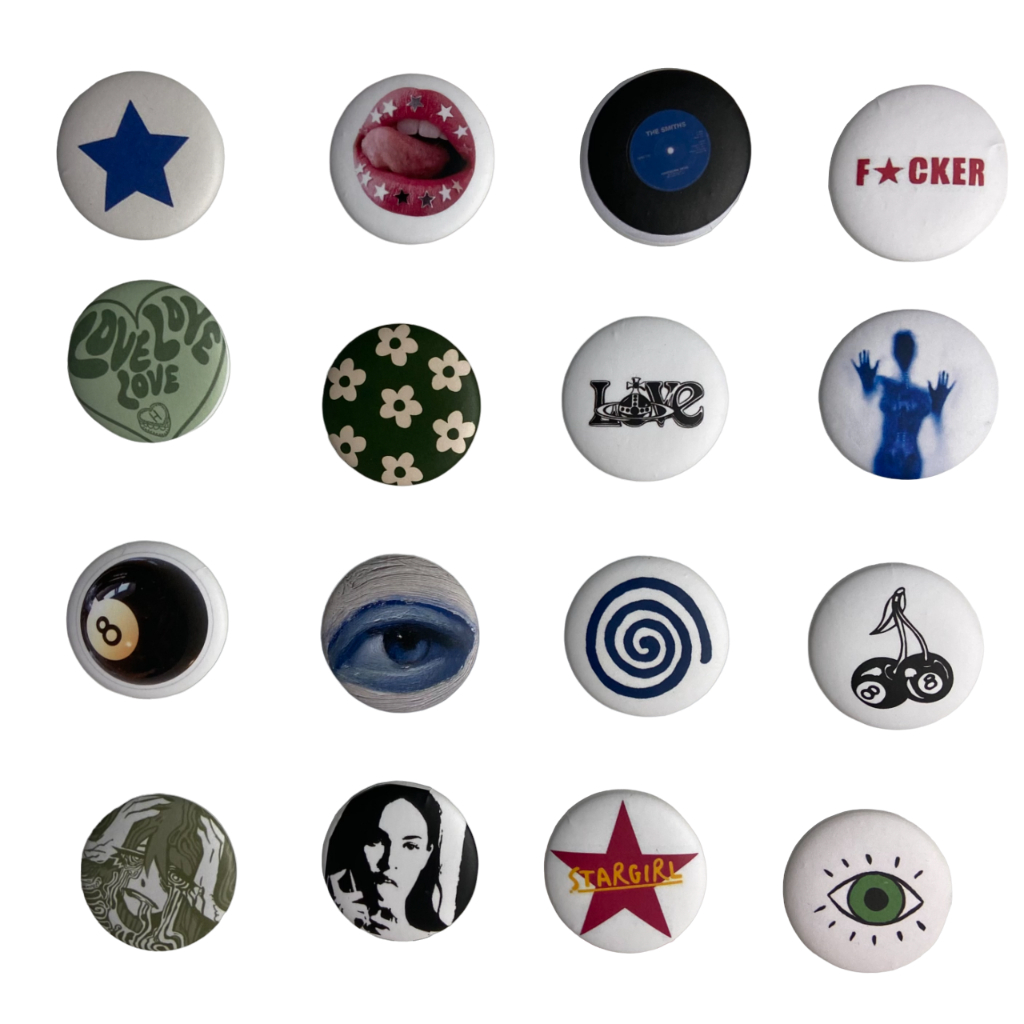 Jual Theclub Pin Button Aesthetic 32mm Bros | Shopee Indonesia