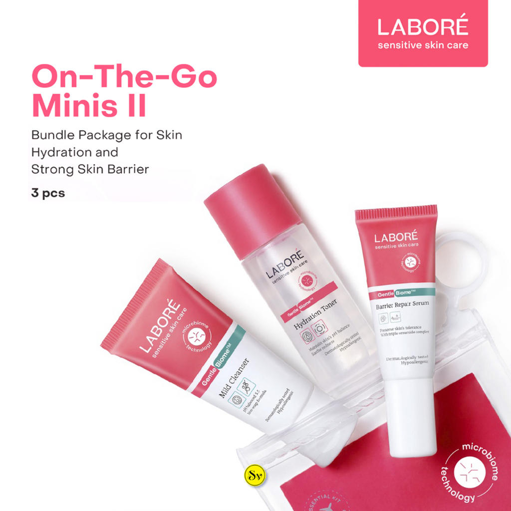 Jual Paket Labore On-The-Go Minis 2 Trial Kit - (Cleanser, Toner ...