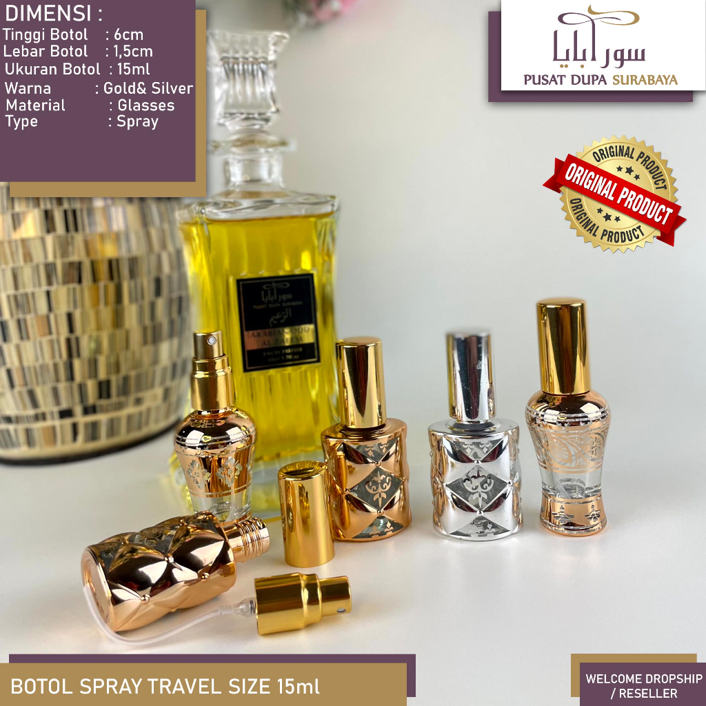 Jual Botol spray parfum Travel size edition | Shopee Indonesia