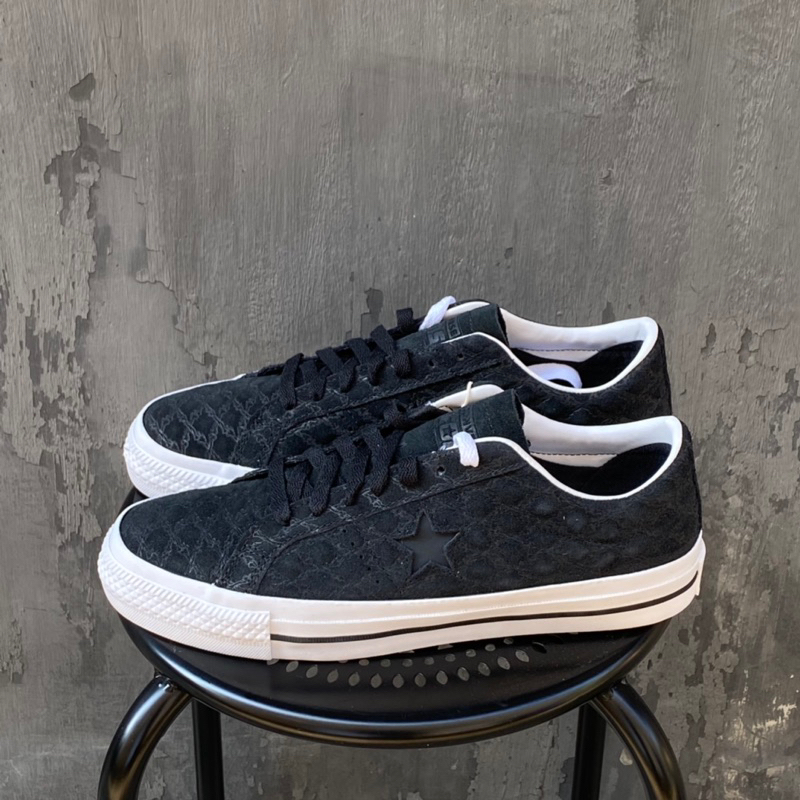 Jual Converse One Star Pro Bones Black White | Shopee Indonesia