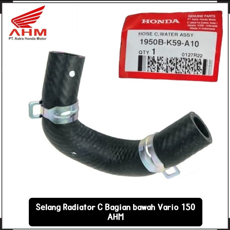 Jual AHM 1950B-K59-A10 Hose C water assy pipa selang radiator bagian ...
