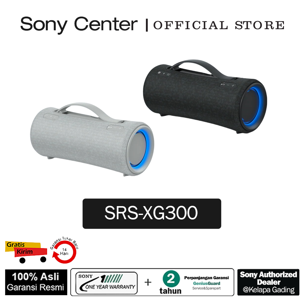 Jual SONY CENTER Speaker Sony SRS-XG300 Speaker Bluetooth Mega Bass ...